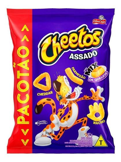 Kit c/ 4 Salgadinho Cheetos Mix Queijos Elma Chips 82g - Cheetos - Magazine Luiza
