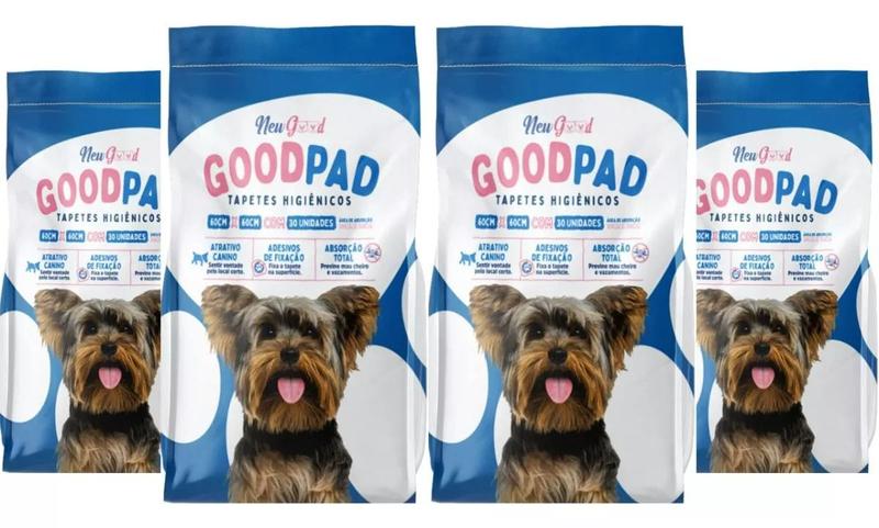 Kit C/ 4 Tapetes Higiênicos Good Pad Slim 50 - Total 200 Un. - Pet Like ...