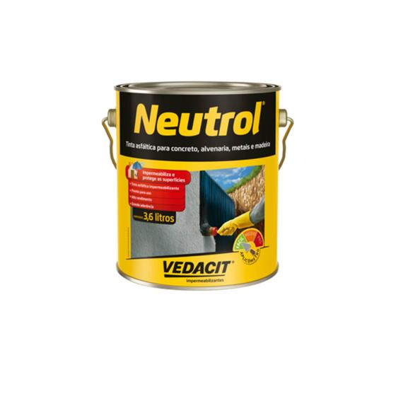 Kit c/ 4PC Neutrol Solvente 3,6 Lts - Vedacit - Otto Baumgart - Tinta ...