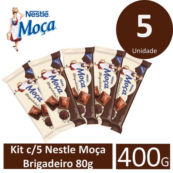 Kit c/5 Nestle Moça Brigadeiro 80g - Brigadeiro - Magazine Luiza