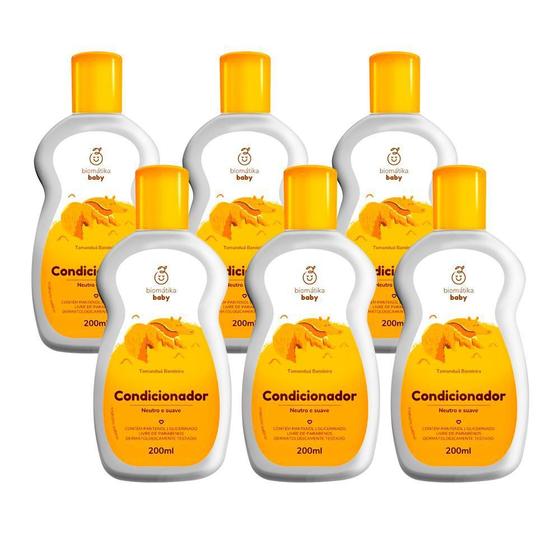 Kit C/6 Condicionador Biomatika Baby Glicerinado 200Ml - Biomátika ...