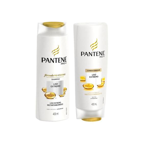 Kit c/ Shampoo + Condicionador Pantene Liso Extremo 400 ml - Kit Shampoo e Condicionador ...