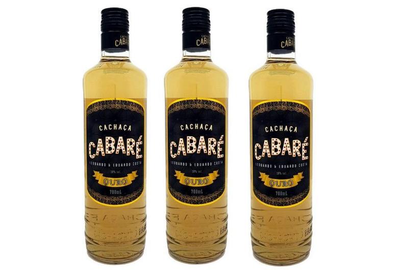 Kit Cachaça Cabaré Ouro 700ml 3 unidades - Cachaça - Magazine Luiza