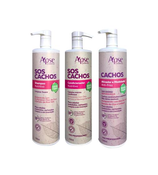 Kit Cachos Completo - 3 Produtos Apse - 100% Vegano - Apse Cosmetics ...