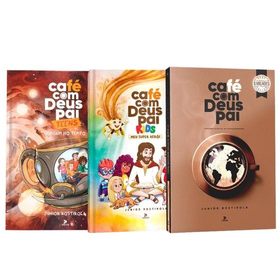 Kit: Café Com Deus Pai 2025 + Café Com Deus Pai Kids 2025 + Café Com ...