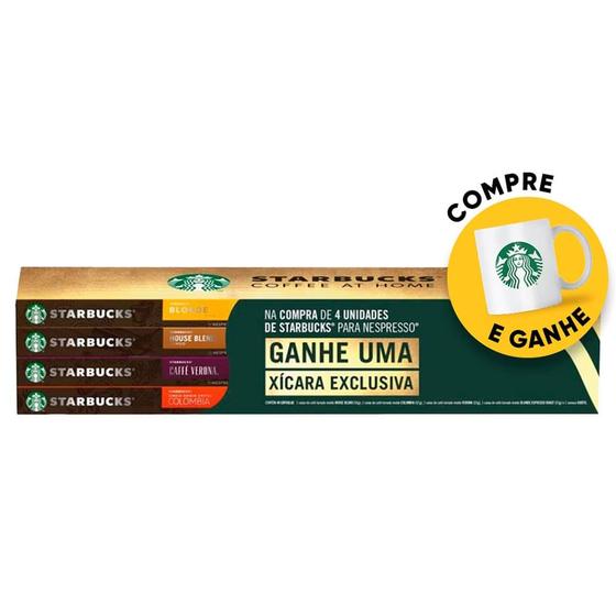 Kit Café em Cápsulas com Xícara Starbucks - Cápsula de Café - Magazine ...