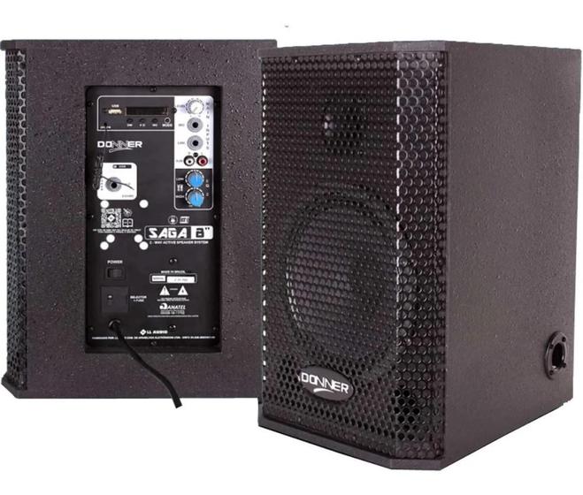 Kit Caixas Ativa + Passiva 8 150w Donner Saga Bluetooth - Megafone ...