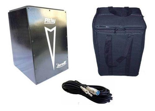 Kit Cajon Pithy By Torelli Captação TP108 Com Bag e Cabo Xlr - Cajon ...