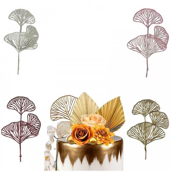 Kit Cake Topper / Topo de Bolo Folha / Algas 2 Un Escolha - Cia do ...
