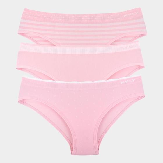 Kit Calcinha Infantil Kyly Sem Costura - 3 Peças - Calcinha Infantil ...