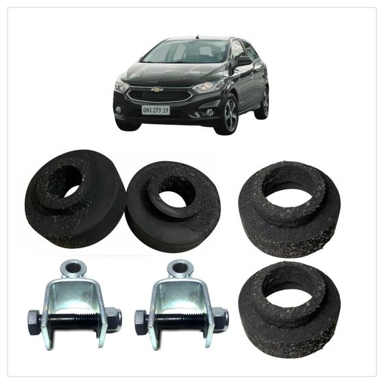 Kit Calço Mola Traseiro Dianteiro + Prol Onix Exceto Plus - Borfix ...