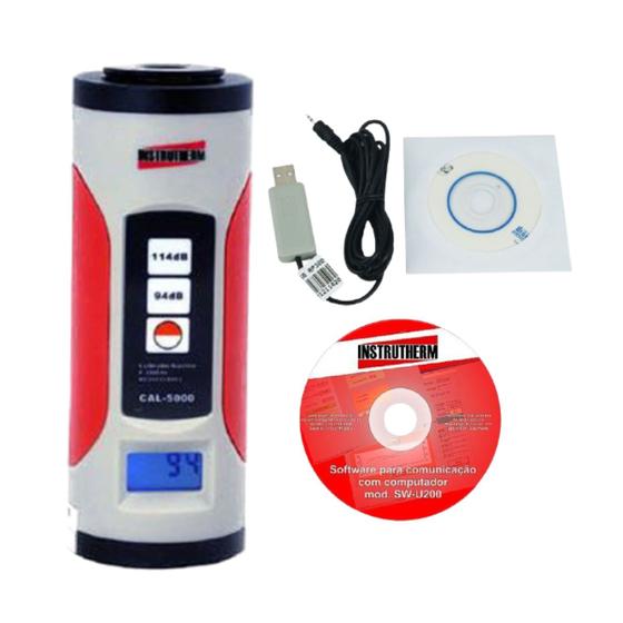Kit Calibrador Acústico Digital Sonômetro Dosímetro Classe 1 Decibelímetro Ruído Cal-5000 ...