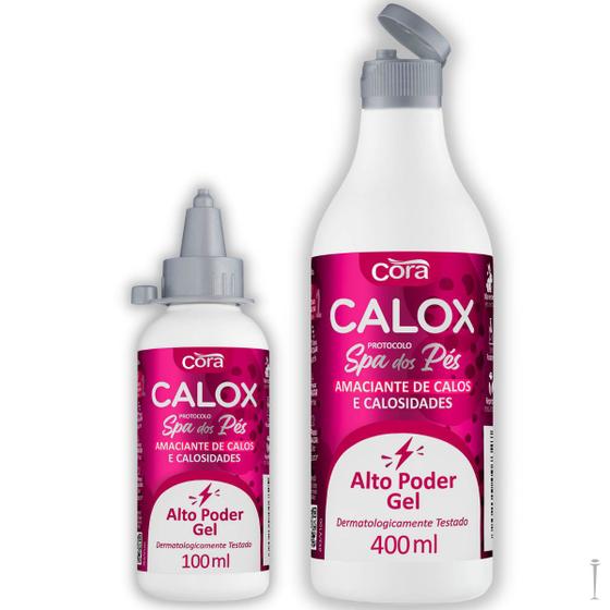 Kit Calox Gel Alto Poder Amaciante Calosidades Spa Dos Pés - Cora ...