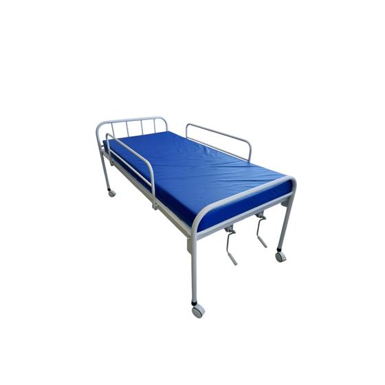 Kit Cama Hospitalar Manual 2 Movimentos + Colchão Hospitalar D28 ...