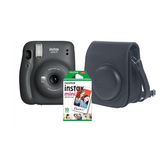 Kit Câmera Instantânea Instax Mini 11 Grafite (câmera + filme 10 poses ...