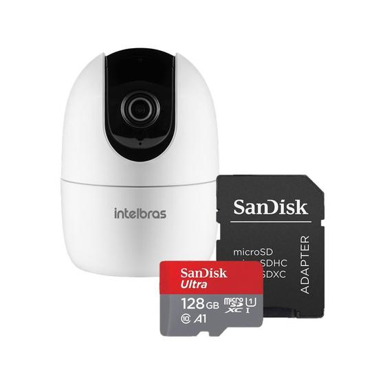 Kit Câmera IP Inteligente Interna Intelbras 360 Full HD + Cartão de ...