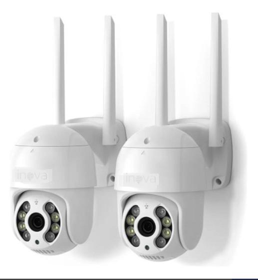 Kit Câmera Wi-fi Giratória Segurança Visão Noturna Full Hd - camera ...