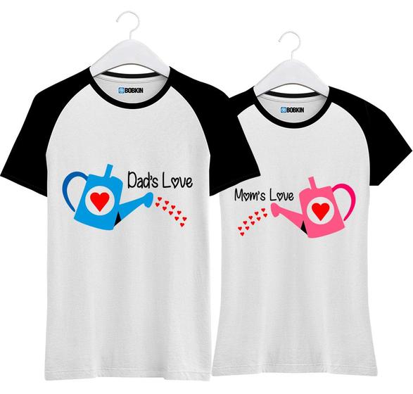 Kit Camisetas Casal Família Combinando Pai E Mãe Regando - LOJA BOBKIN ...
