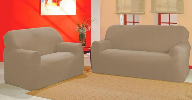 Kit Capa De Sofá Lisa 2 e 3 Lugares - YASFEH DECOR - Kit de Capas para ...