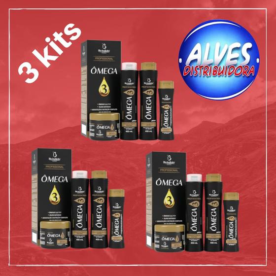 Kit capilar ômega 3 bio instinto - Kit de Tratamento para Cabelos ...