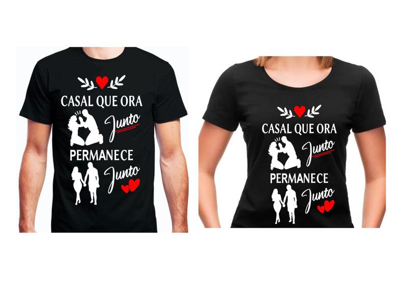 Kit Casal que ora Junto permanece - Tas personalizados - Moda Infantil ...