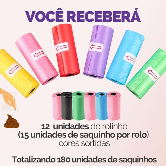 Kit Cata Caca Rolinhos C/ 15 Sacos De Lixo Cada Coco Pet Gato E ...