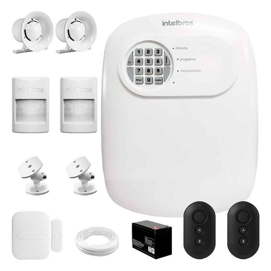 Kit Central Alarme ANM 24 NET Intelbras, 2 Sensores de presença IVP ...