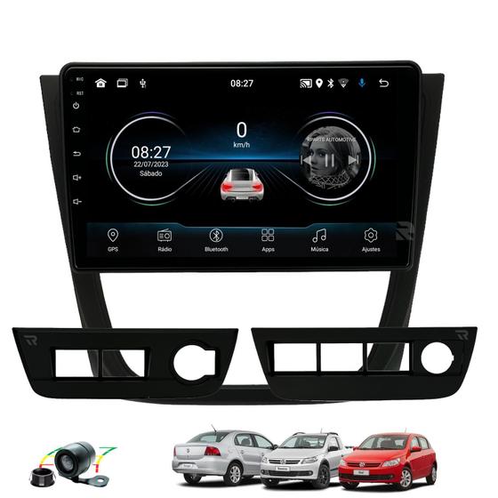 Kit Central Multimidia 9 Polegadas Android VW Gol Saveiro Voyage G5 - Roadstar - Central ...