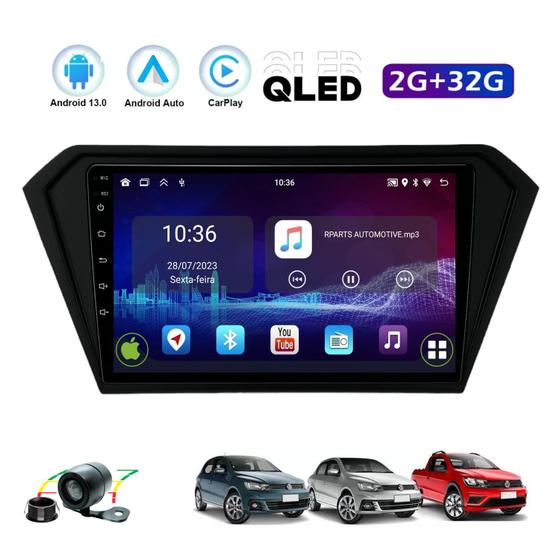 Kit Central Multimidia 9 Polegadas Android VW Gol Saveiro Voyage G7 G8 - Duinb - Central ...