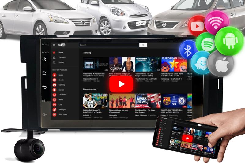 Kit Central Multimídia Android 12 Nissan March 2011 2012 2013 7 ...
