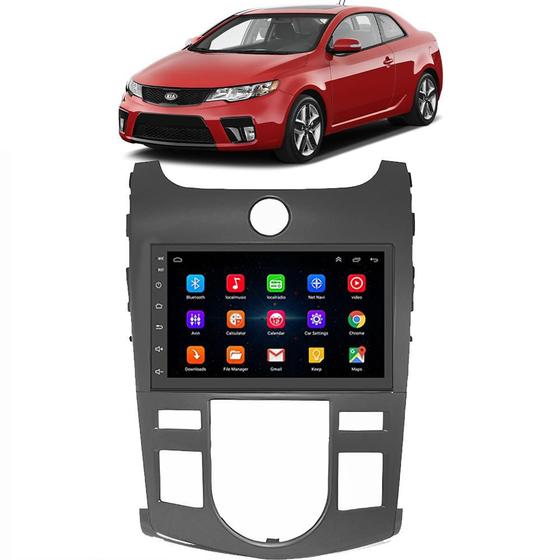 Kit Central Multimídia Android Kia Cerato 2009 2010 2011 2012 2013 7 Polegadas GPS Tv Online Bt ...