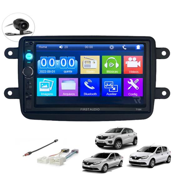Kit Central Multimidia DVD 2 Din Mp5 Renault Captur Duster Kwid Logan Oroch Sandero - First ...