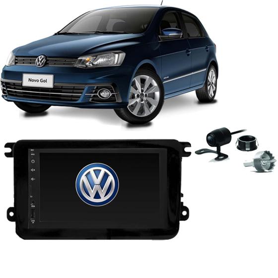 Kit Central Multimídia Mp5/Mp8 Volkswagen Gol G7 + Moldura + Câmera de Ré - Tay Tech - Central ...