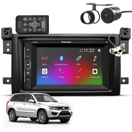 Kit Central Multimídia Pioneer Tela 6,2 DMH A248 BT Espelhamento via ...