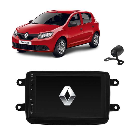 Kit Central Multimídia Renault Sandero - Tay Tech - Central Multimídia ...