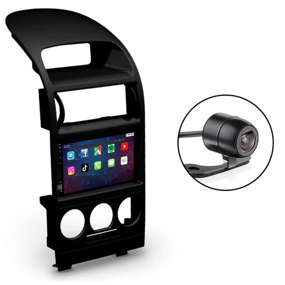Kit Central Multimídia Tela De 7 Polegadas + Câmera de Ré + Moldura 2 ...
