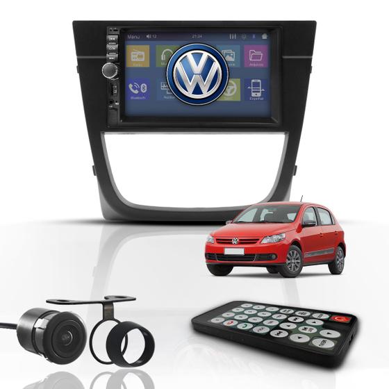 Kit Central Multimídia Universal Mp5 2 Din Bt Espelha Gol G5 - First Option - Central Multimídia ...