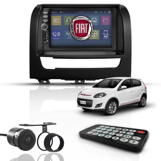 Kit Central Multimídia Universal Mp5 2 Din Bt Espelha Palio - First Option - Central Multimídia ...