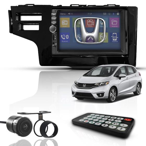 Kit Central Multimídia Universal Mp5 2 Din Espelhamento Bluetooth Honda Fit - First Option ...