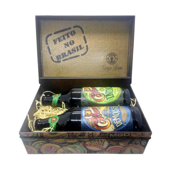 Kit Cerveja Colorado Artesanal Presente 600 Ml na Caixa de MDF C/Fecho ...