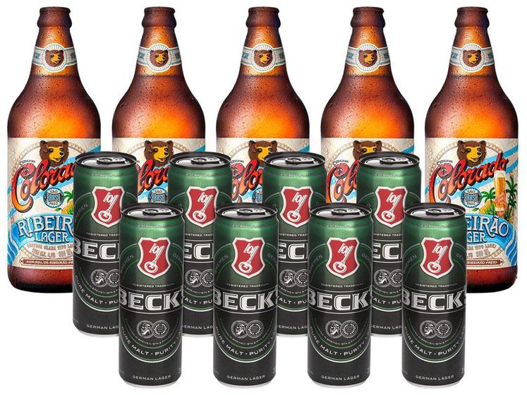 Kit Cerveja Colorado Ribeirão Lager Garrafa 600ml - 5 Unidades ...
