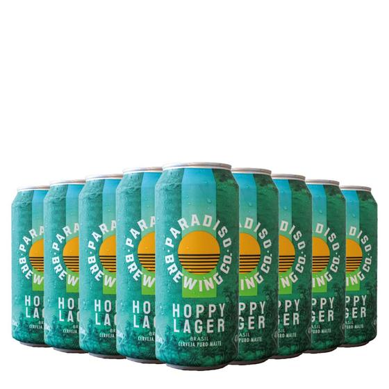 Kit Cerveja Paradiso Hoppy Lager Lt 473ml 09 Unidades - Cerveja ...