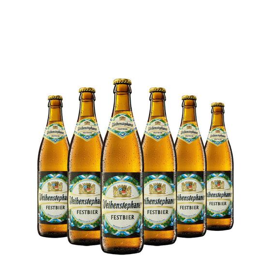 Kit Cerveja Weihenstephaner Festbier Gf 500 ml 06 Unidades - Cerveja ...