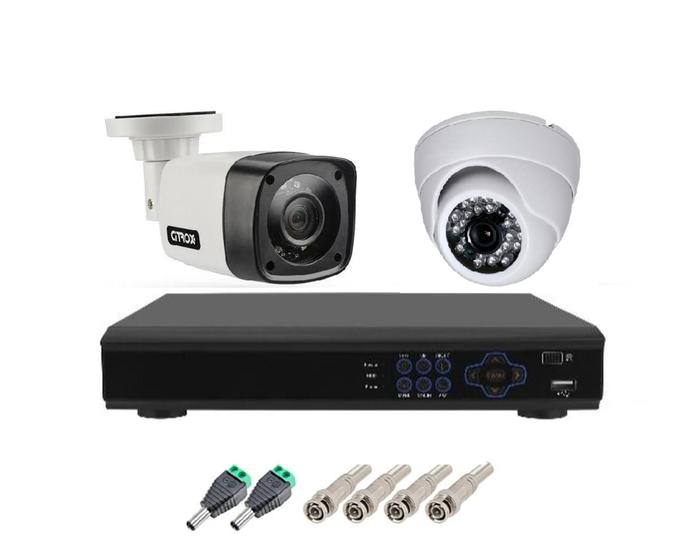 Kit Cftv 2 Camera Segurança Hd 720p Dvr Full hd 4ch - Luatek - Câmera ...