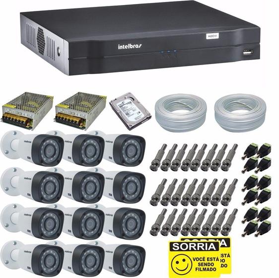 Kit Cftv Intelbras Dvr 1016 Hdcvi G3 +16 Câm 1120b+hd+frete - Intelbrás ...