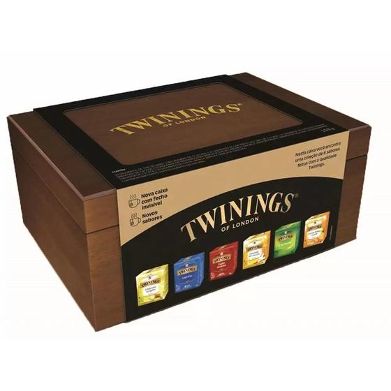 Kit chá twinings of london caixa de madeira versão original - Chá ...