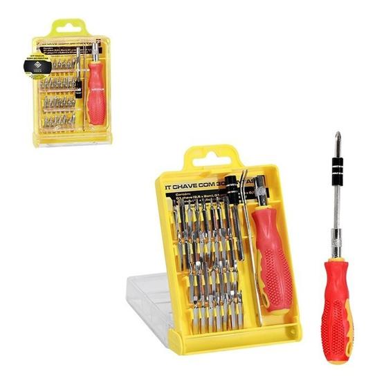 Kit Chave Precisão 30 Pontas e Prolongador Celular Informática - House ...