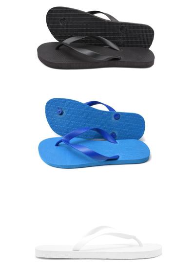 Kit - Chinelo de Borracha Ultra-Leve tipo Havaianas - 3 pares - Bizzi ...