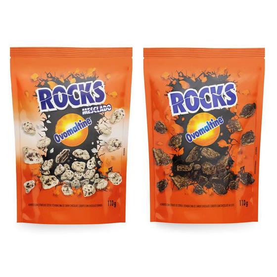 Kit Chocolate Ovomaltine Rocks 40g - 2 Unidades - Chocolate / Barra de ...