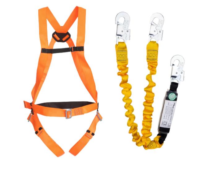 KIT Cinto Paraquedista 1 Ponto + Talabarte Duplo Y com ABS - C.A 46891 ... KIT Cinto Paraquedista 1 Ponto + Talabarte Duplo Y com ABS - C.A 46891 ...